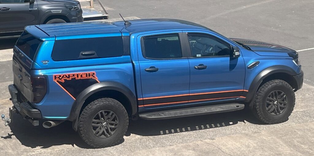 Ford Ranger Raptor Hardtops: Premium Ranger Canopy with Central Locking ...