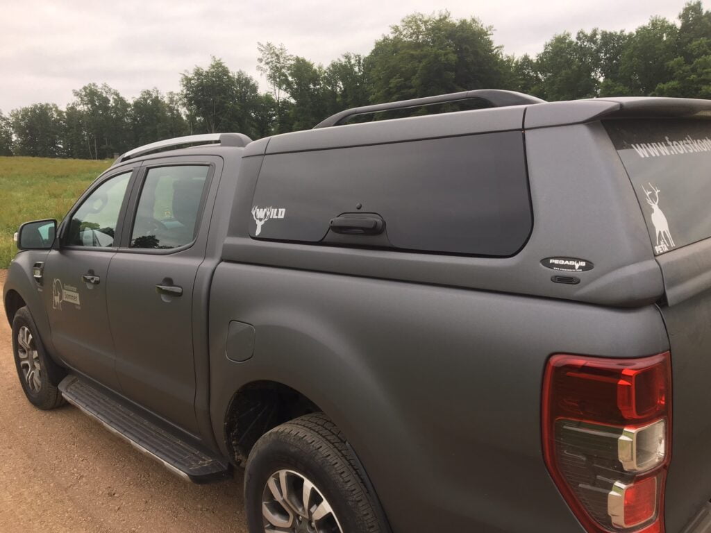 Ford Ranger Hardtops: Premium Canopy - 3 Door Alarm - Central Locking