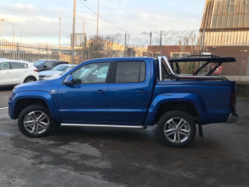 Volkswagen VW Amarok Top Up Cover Tonneau Lid with OEM Styling bar ...