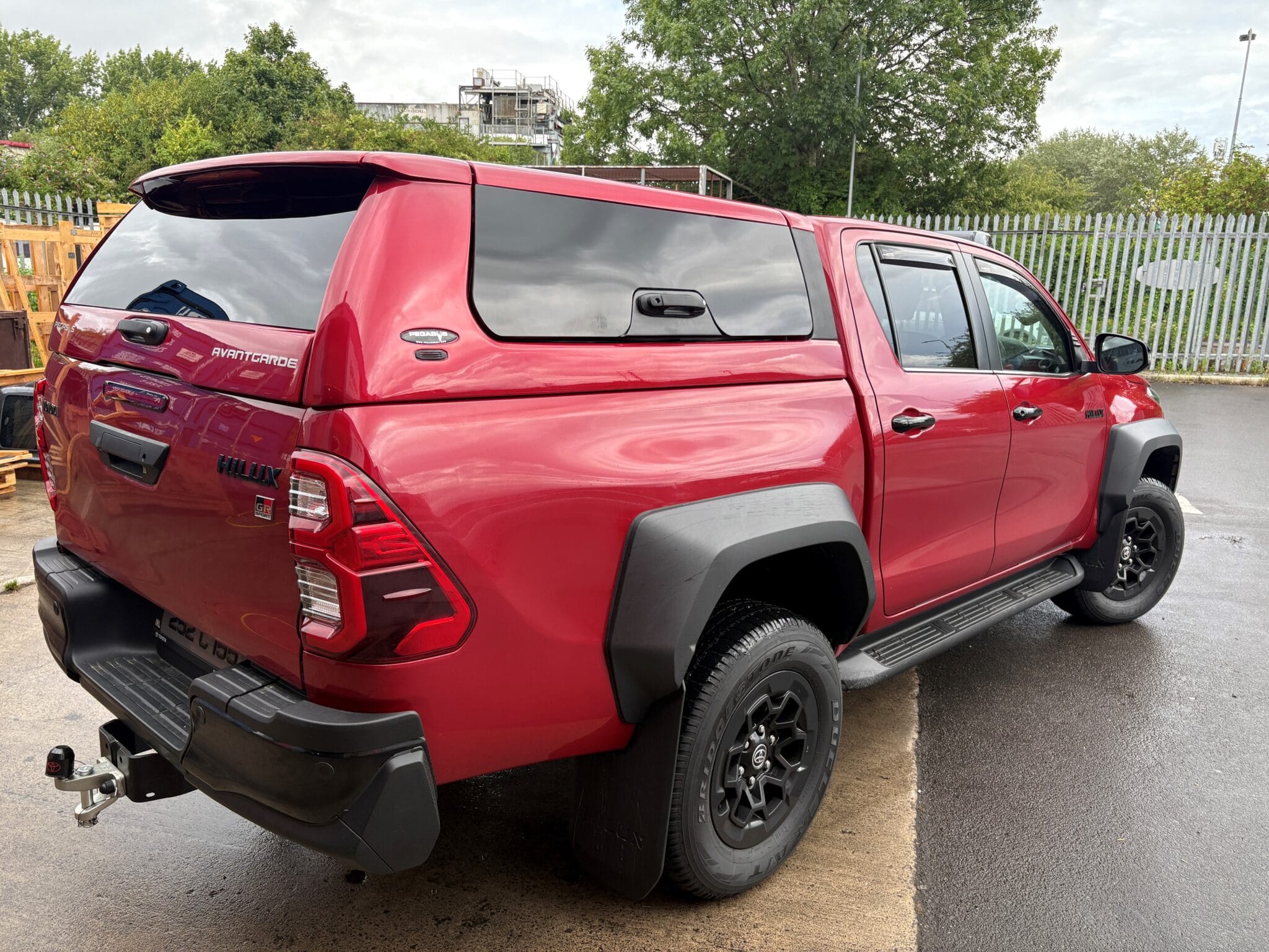 Toyota Hi Lux Avantgarde Hard Top in Crimson Spark - Pegasus 4x4